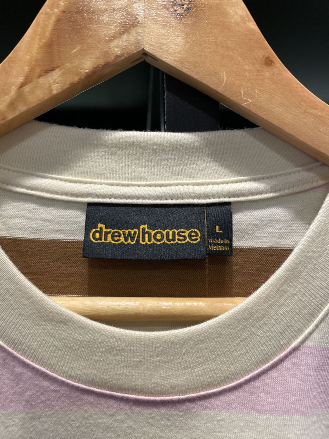 Drew House Stripe Cartoon Font Tee | AfterMarket