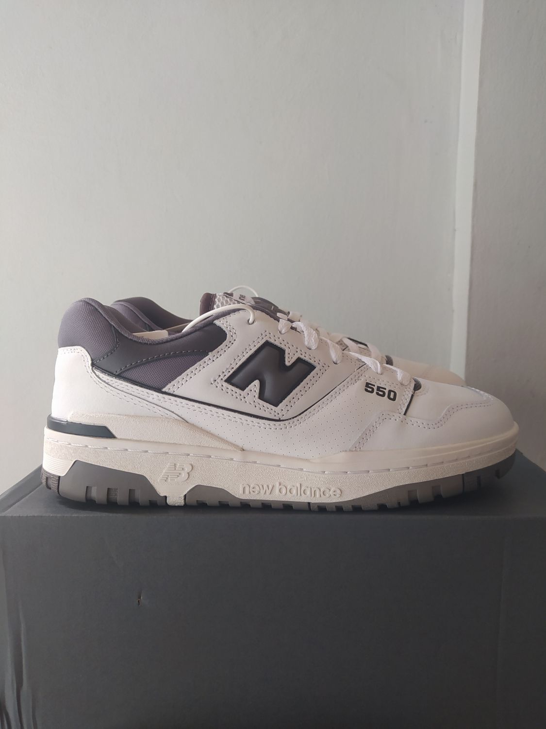 New Balance 550 White Grey Dark Grey | AfterMarket