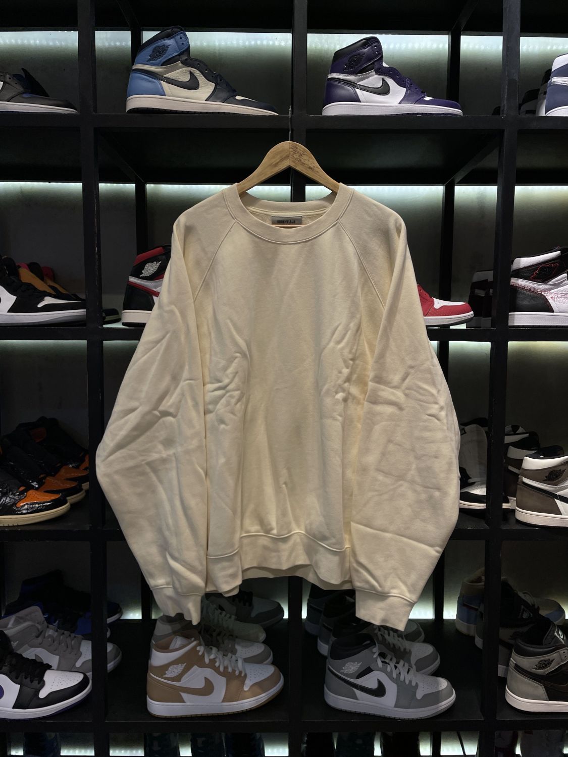 Fear Of God Essentials Ss21 Cream Crewneck | AfterMarket