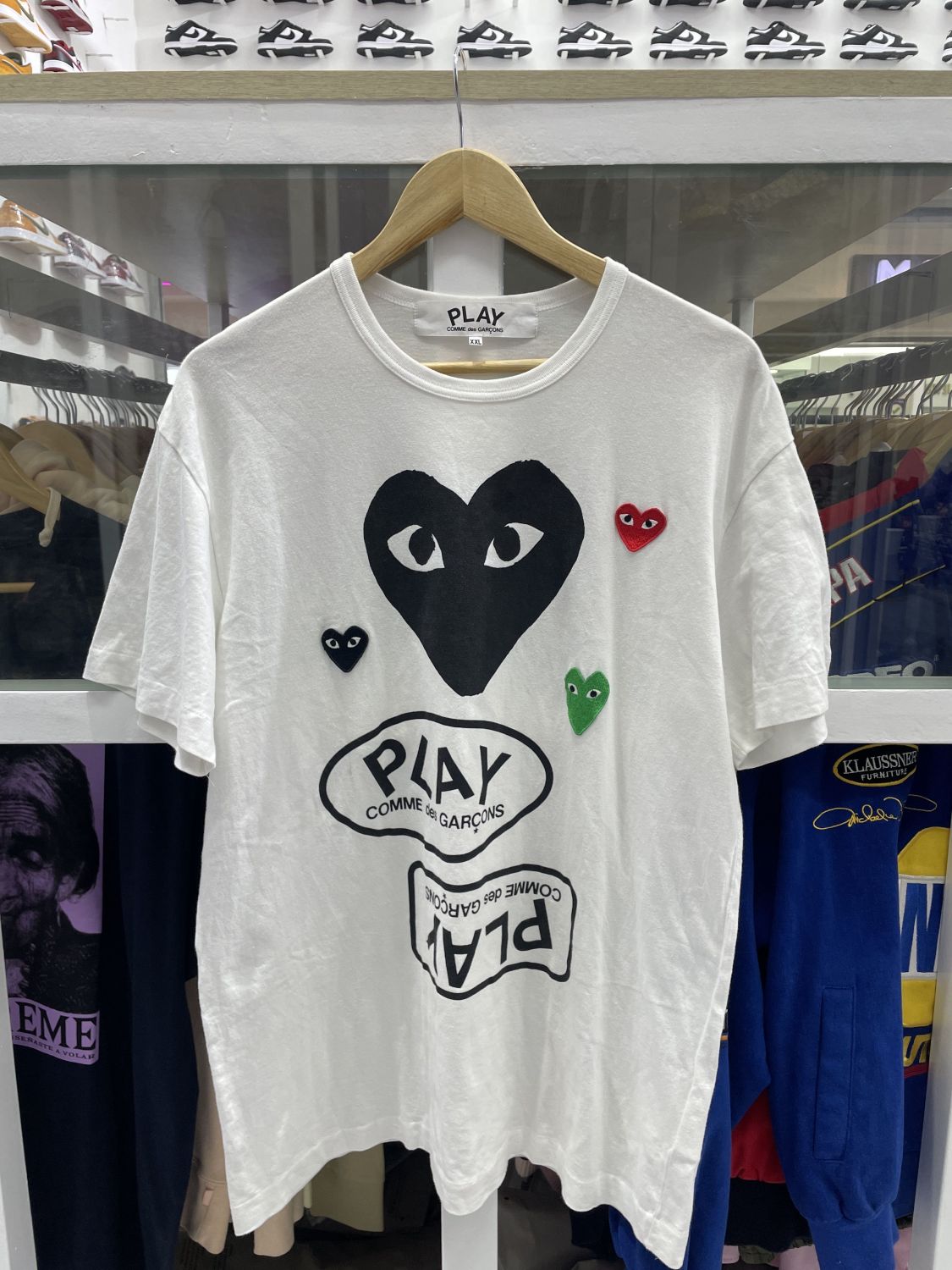 CDG Play White Tee | AfterMarket