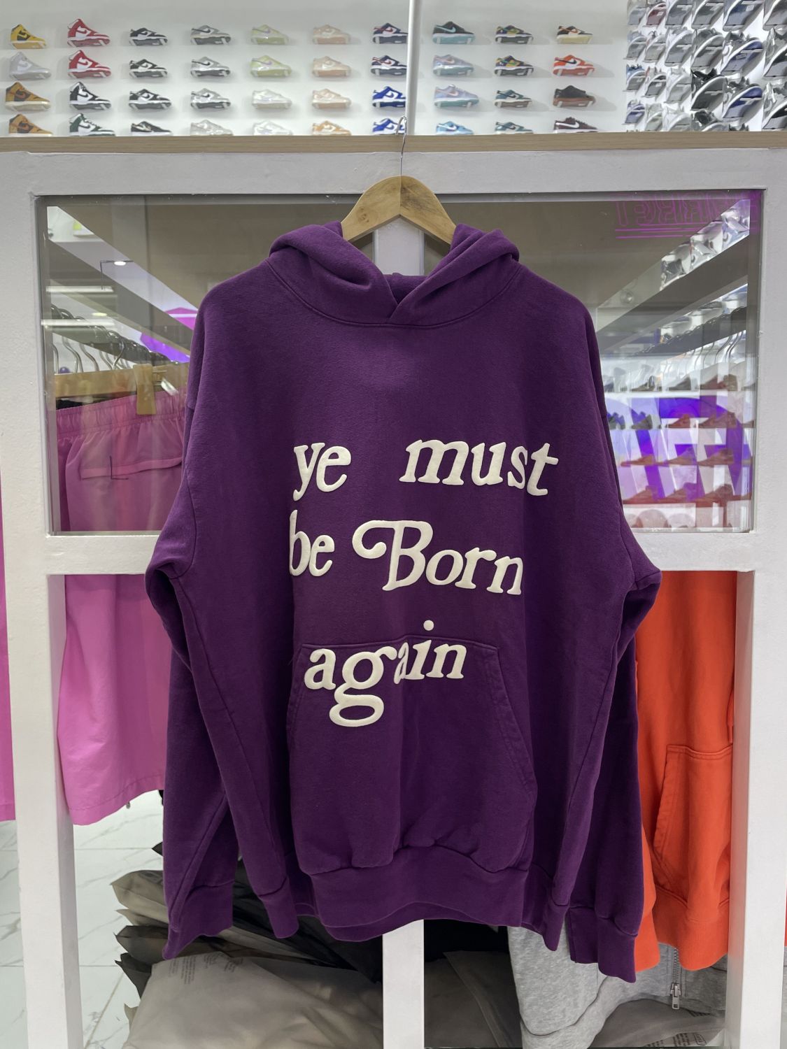 Kanye West Ye Must Be Born Again Purple Hoodie | AfterMarket