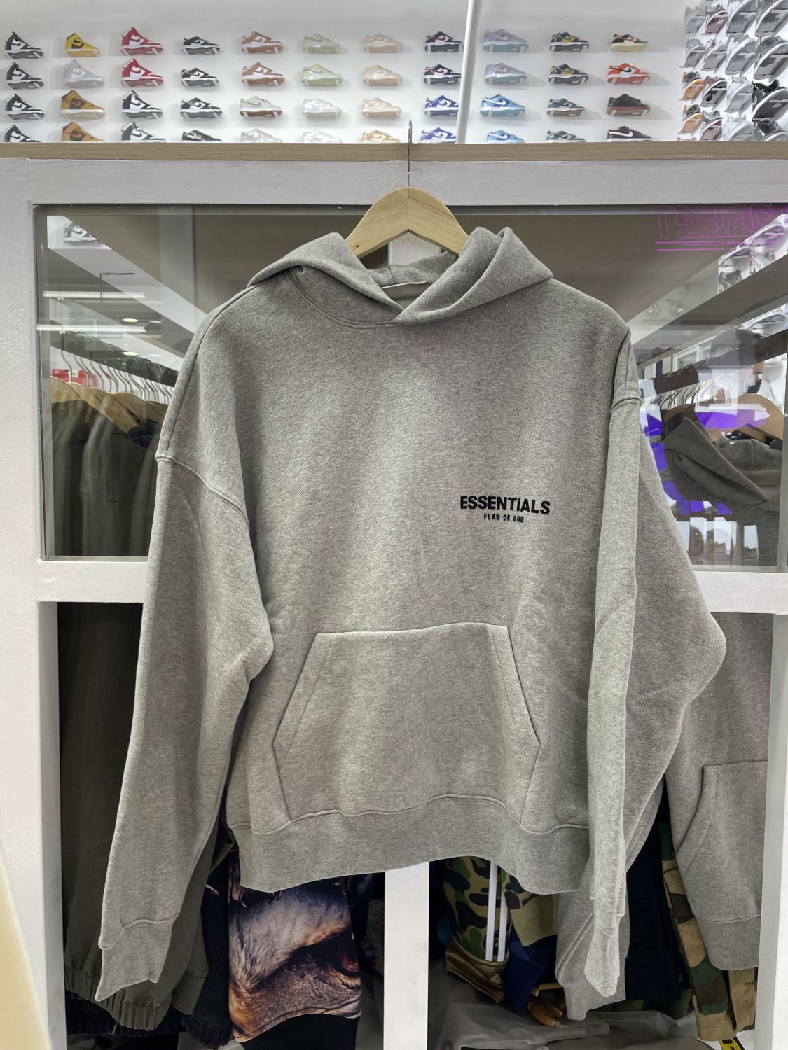 Fear Of God Essentials Dark Oatmeal Hoodie | AfterMarket