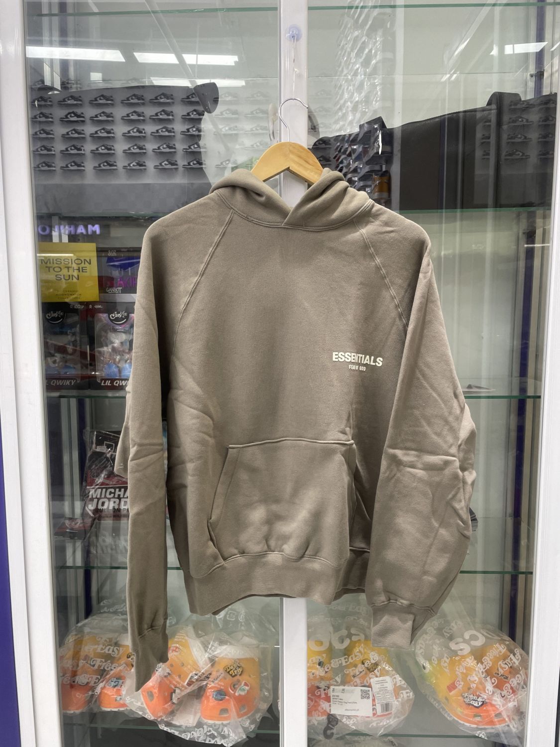 Fear Of God Essentials Ss21 Core Dessert Taupe Hoodie | AfterMarket