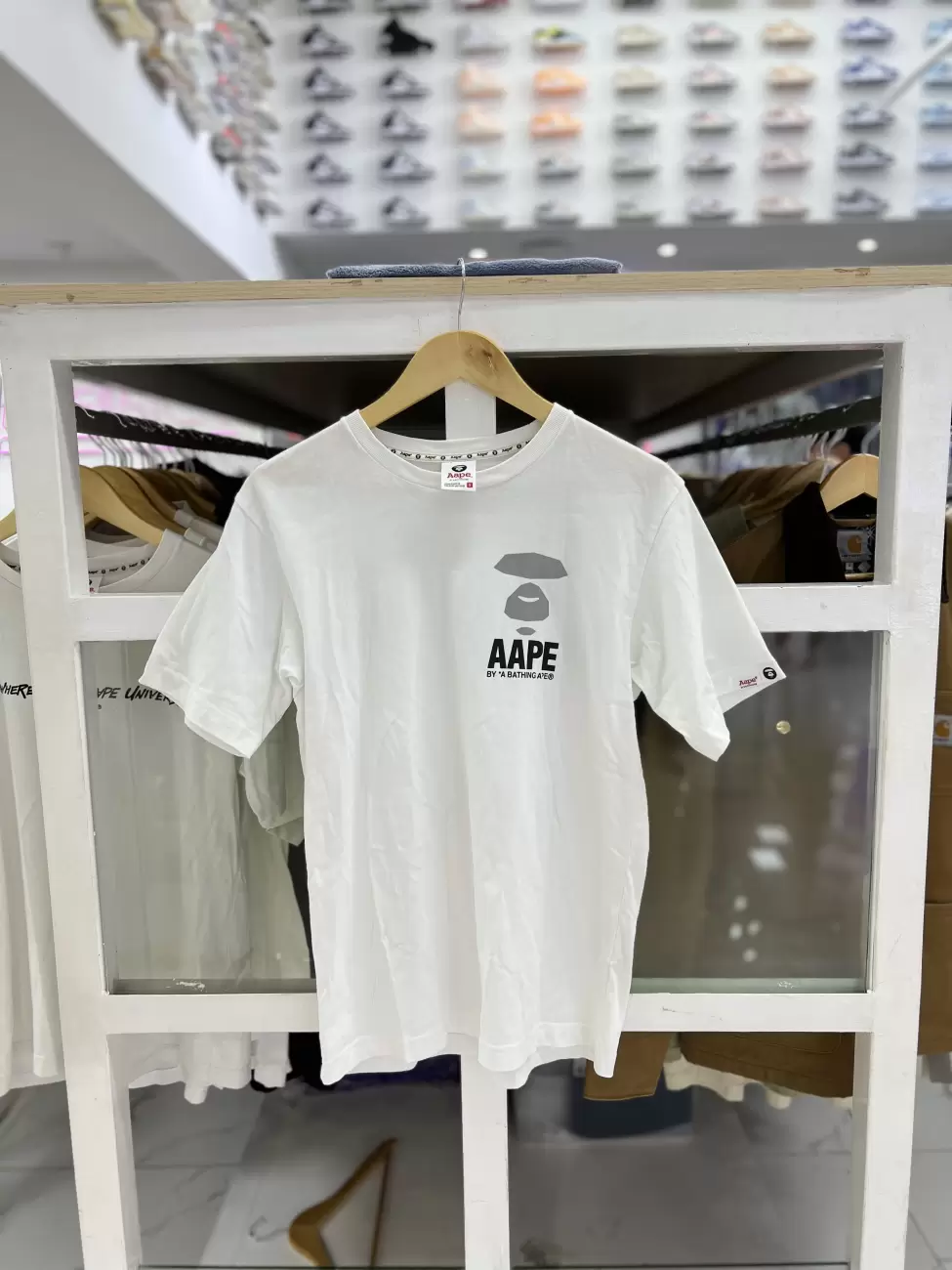 Aape Reflective White Tee | AfterMarket