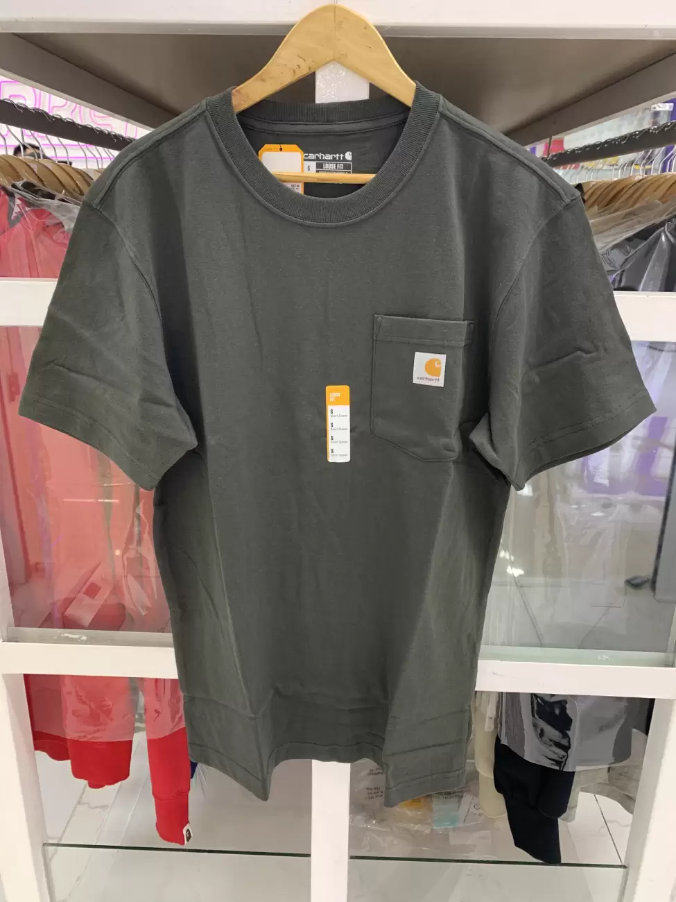 Carhartt Peat Loose Fit Heavyw Short Sleeve Pocket Tee | AfterMarket