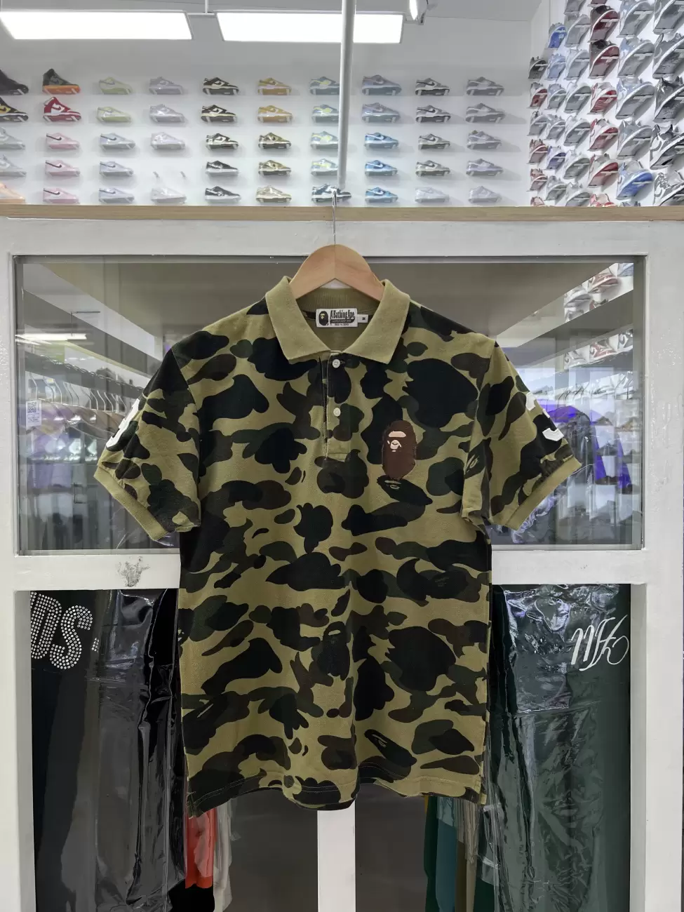 A Bathing Ape Polo Shirt Camou | AfterMarket