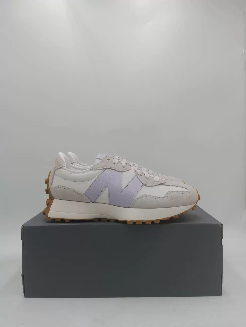 New Balance 327 Moonbeam White Purple (Womens) | AfterMarket