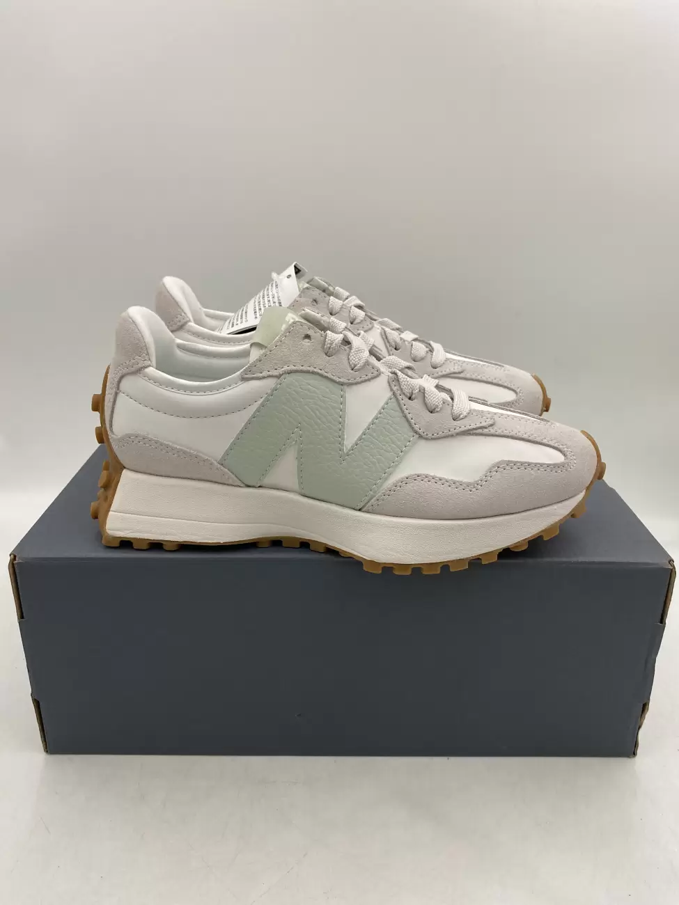 New Balance 327 Moonbeam Silver Moss (Womens) | AfterMarket