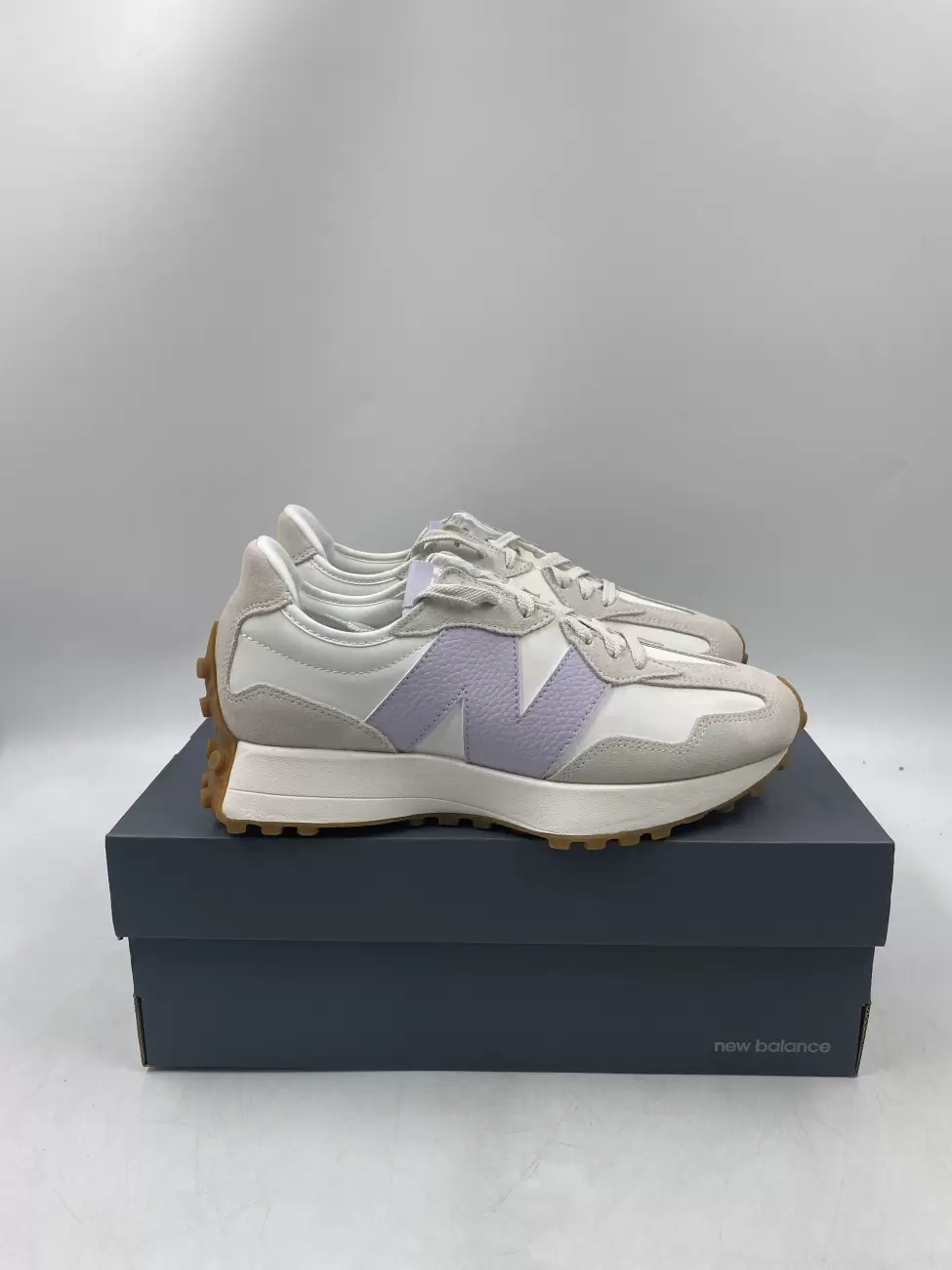 New Balance 327 Moonbeam White Purple (Womens) | AfterMarket