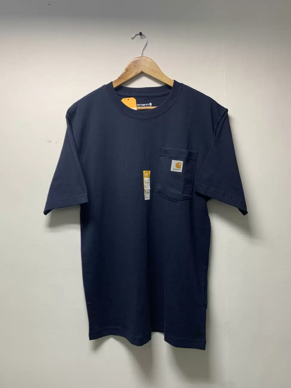 Carhartt Navy Loose Fit Heavywieght Short Sleeve Pocket Tee | AfterMarket