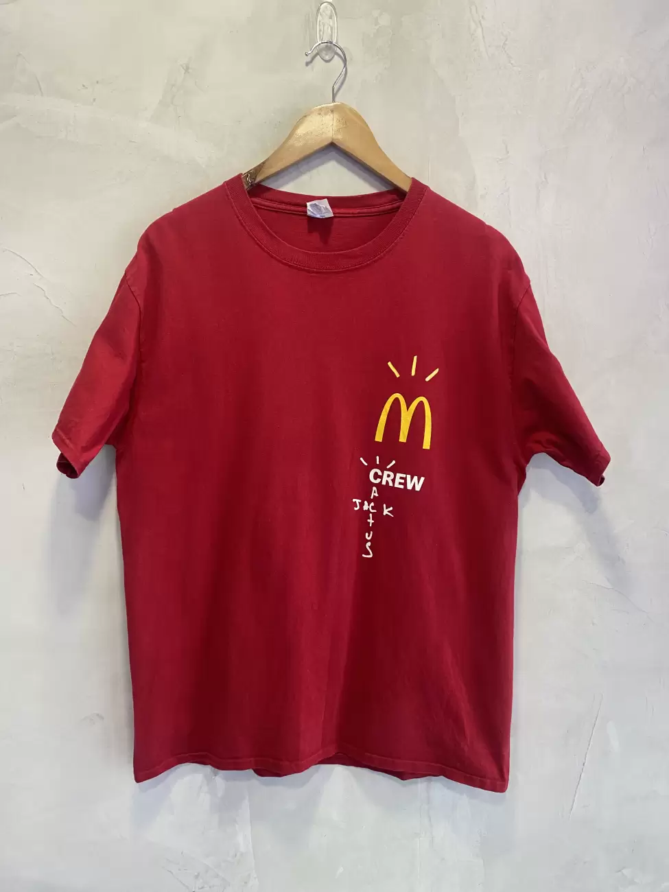 Cactus jack X Mcdo Merch red Tee | AfterMarket