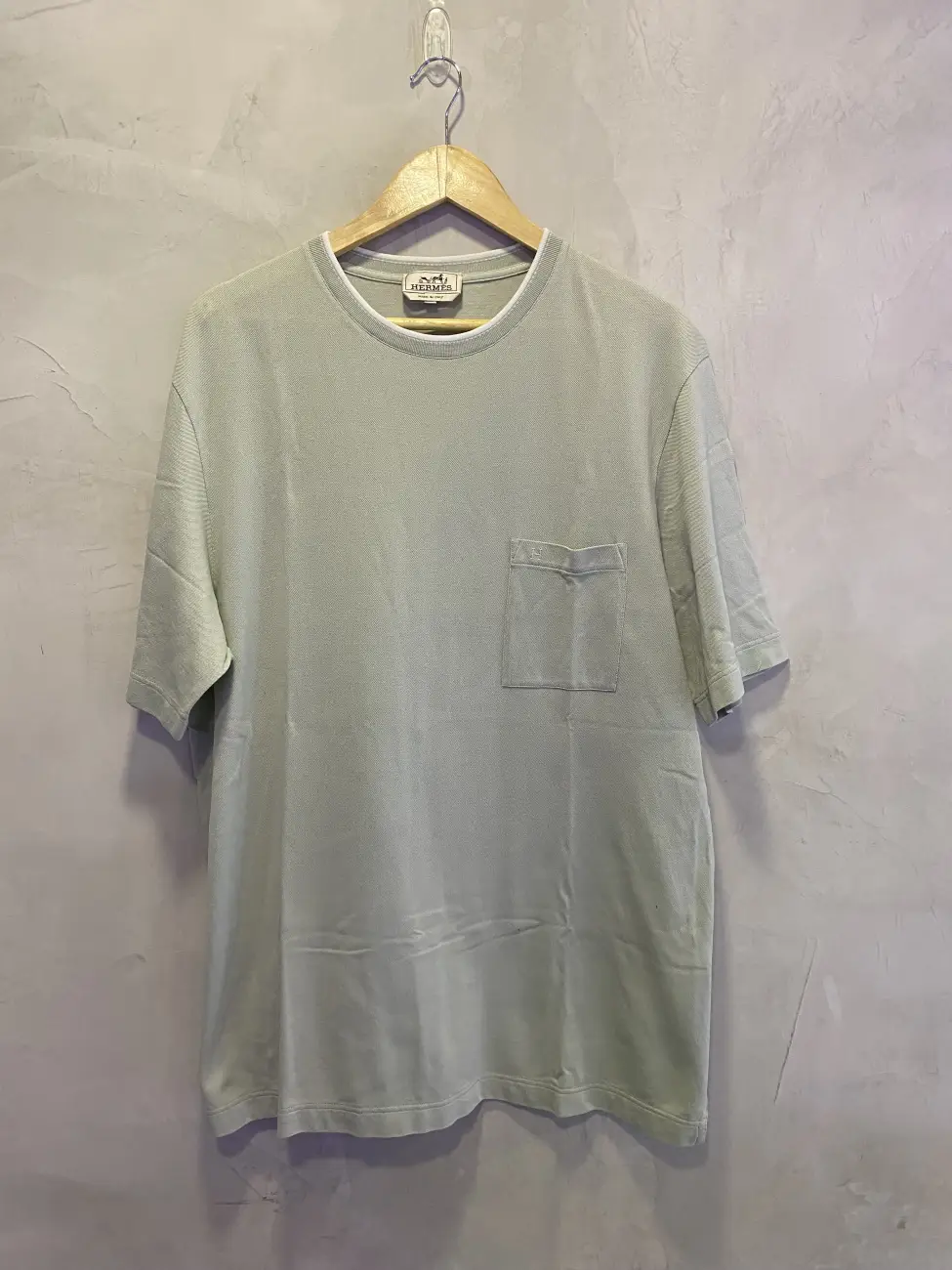 Hermes Mint Basic Pocket Tee Logo | AfterMarket