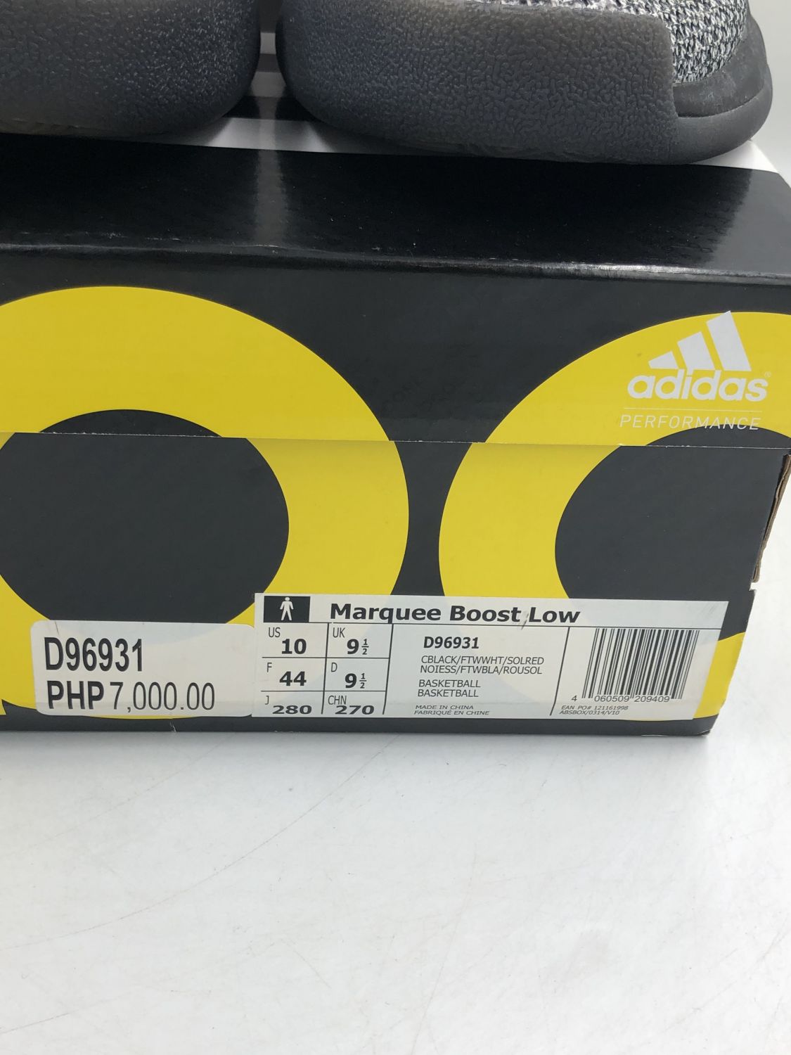 Adidas Marquee Boost Low Core Black Cloud White | AfterMarket