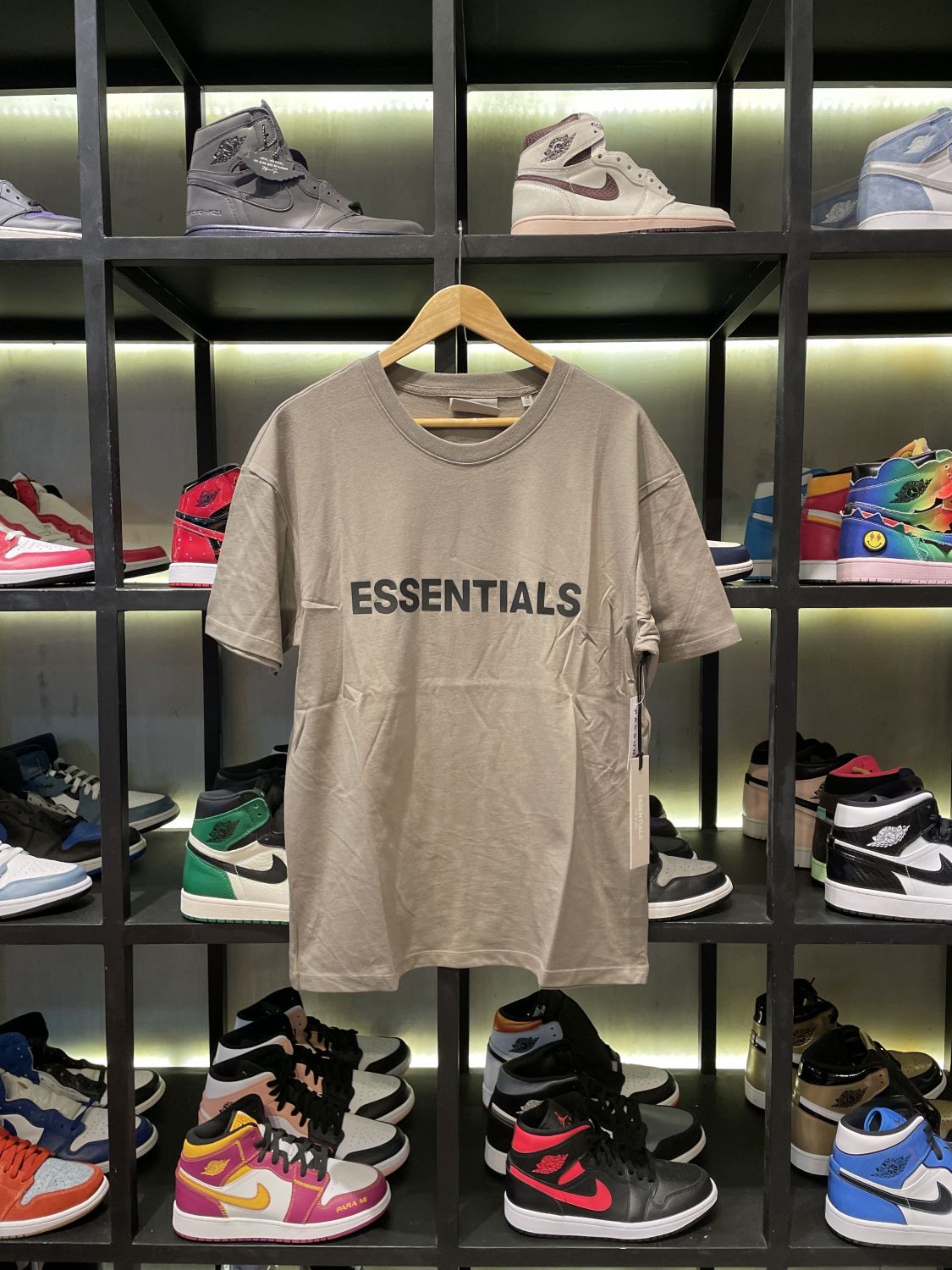 Fear Of God Essentials Ss20 Oversize Tee (Cement) | AfterMarket