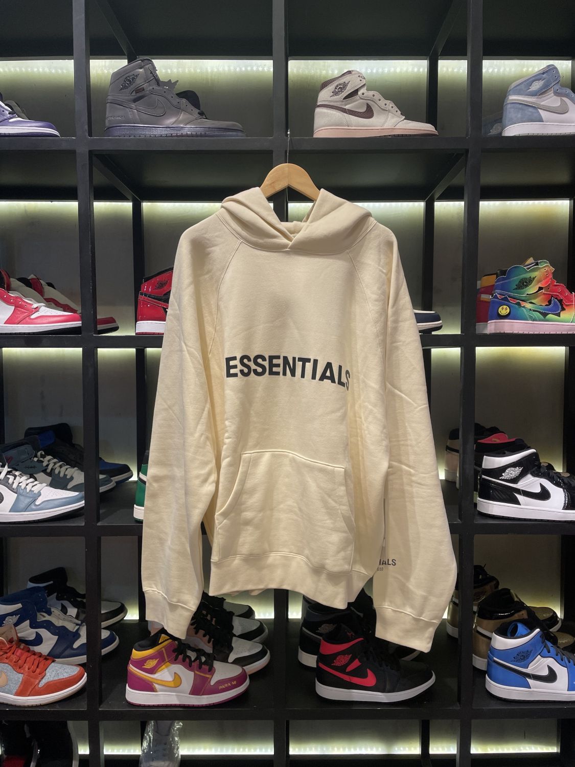 Fear Of God Essentials Ss20 Oversize Hoodie Cream | AfterMarket