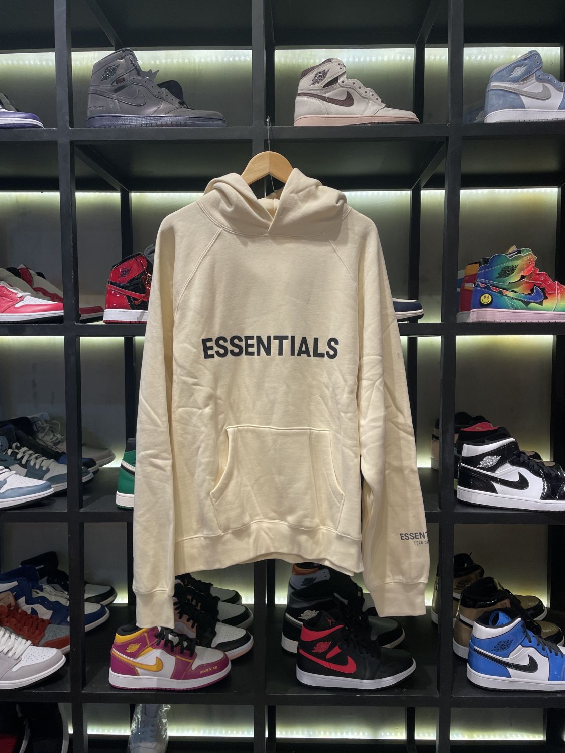 Fear Of God Essentials Ss20 Oversize Hoodie Cream | AfterMarket
